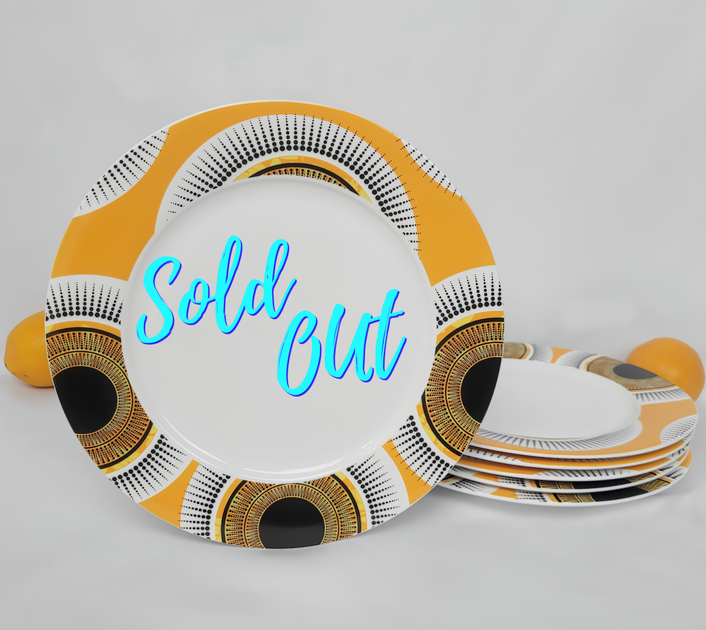 African Art Dinnerware, African Art plates. Artisitic dinning ...