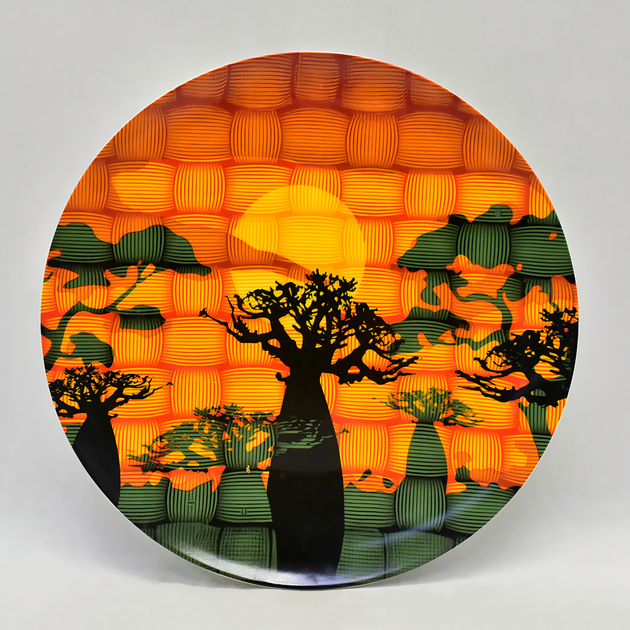 African Art Dinnerware, African Art plates. Artisitic dinning ...