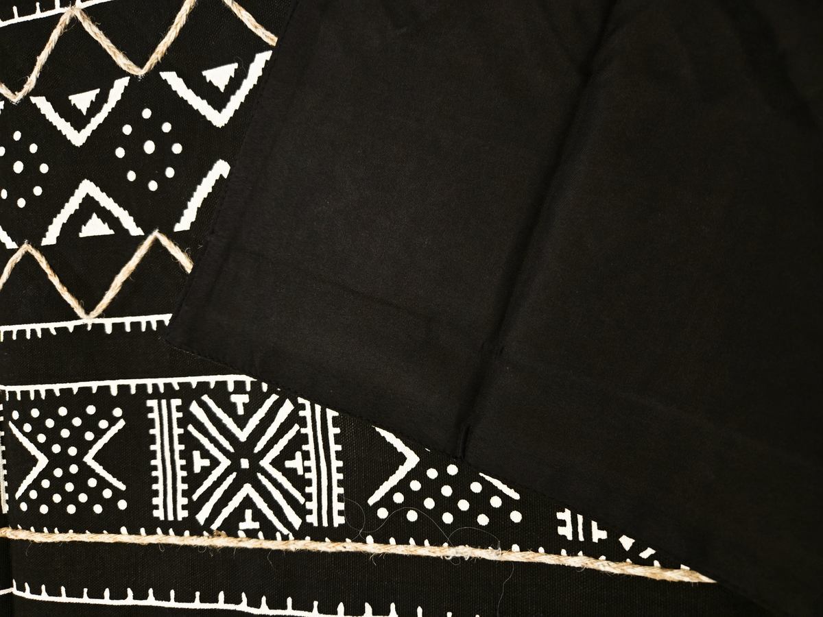 16 x 108 in. Bogolan Print Table Runner – Oyelakin Dinners (African Art ...