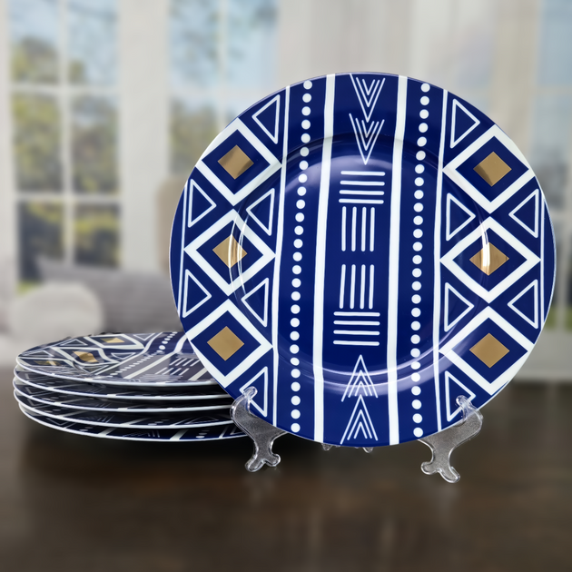 6pcs African Art Dinnerware – Oyelakin Dinners (African Art Dinnerware)