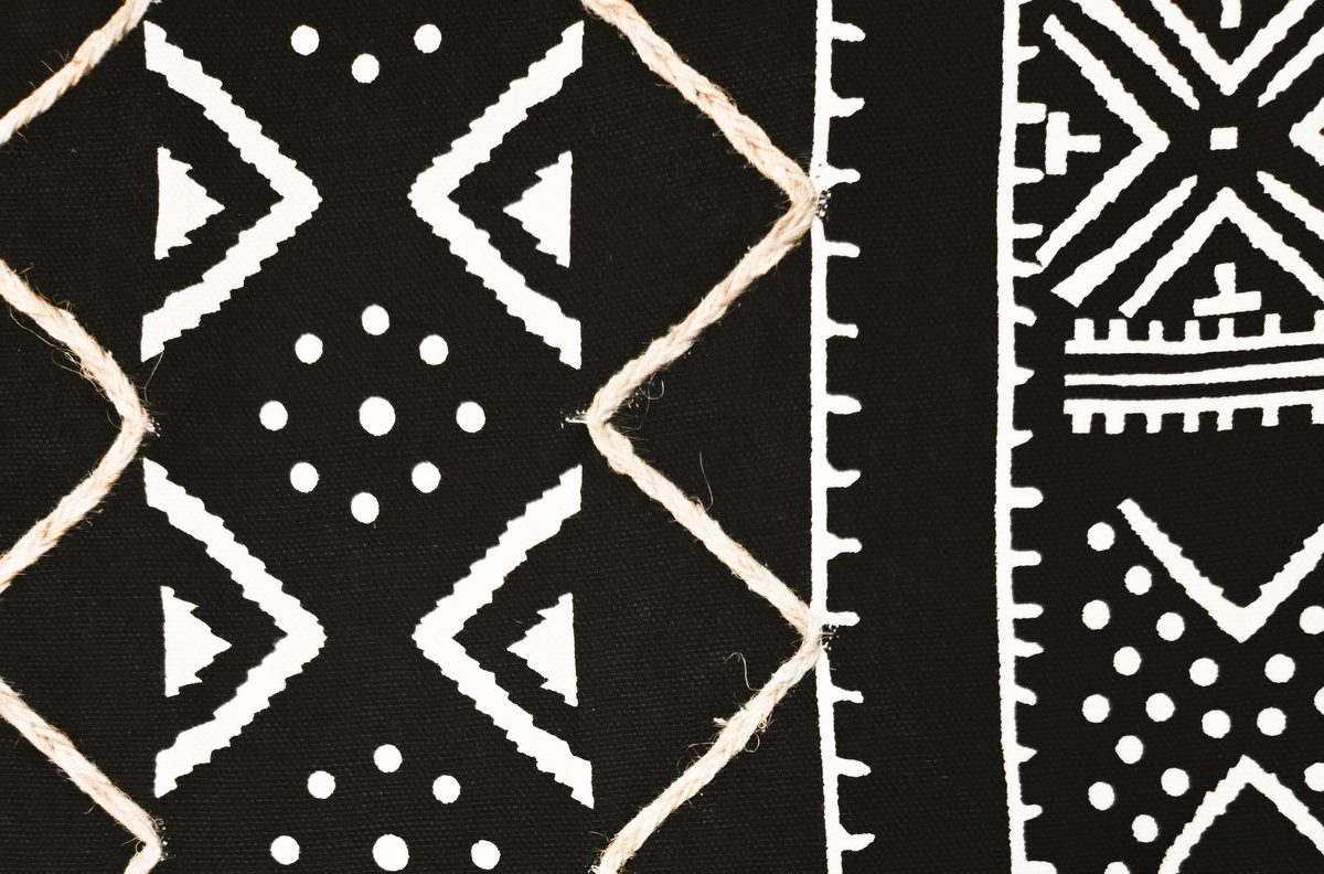 16 x 108 in. Bogolan Print Table Runner – Oyelakin Dinners (African Art ...