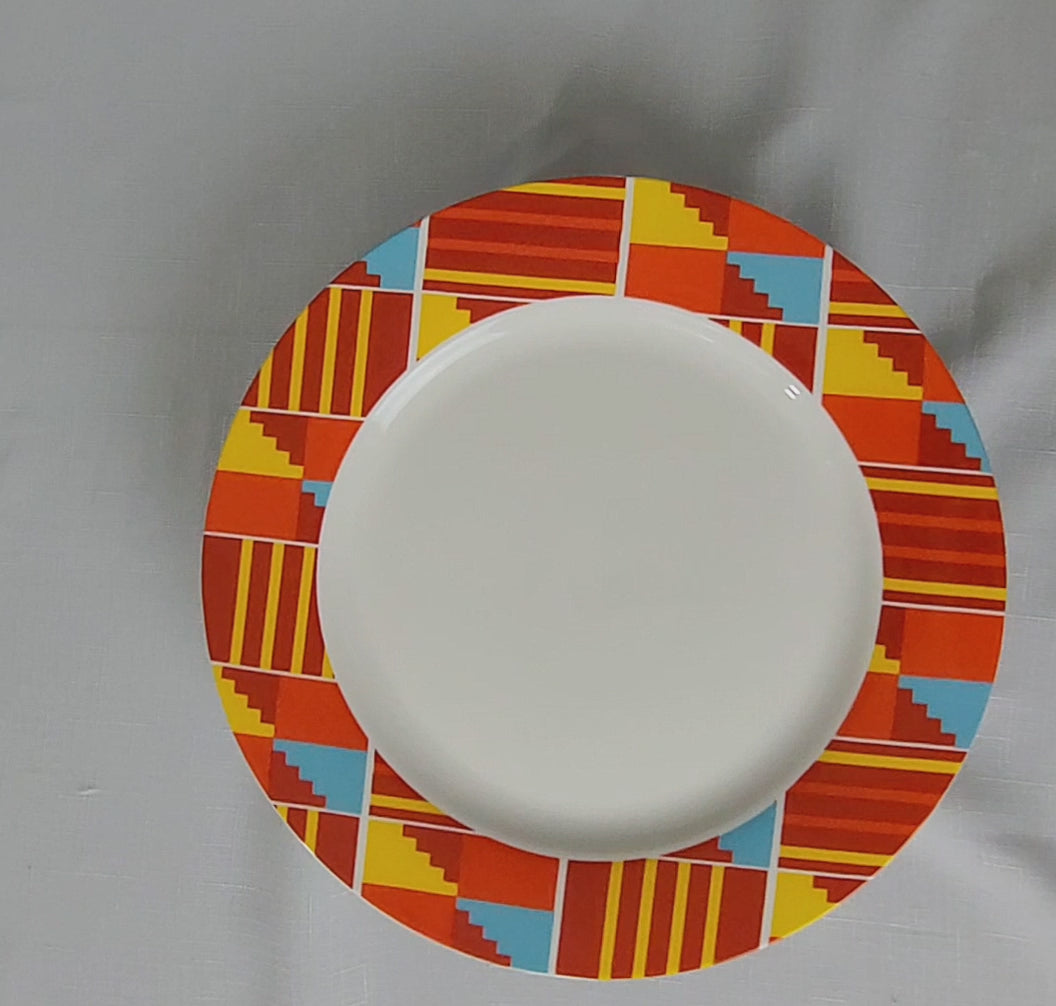 African Art Dinnerware, African Art plates. Artisitic dinning ...